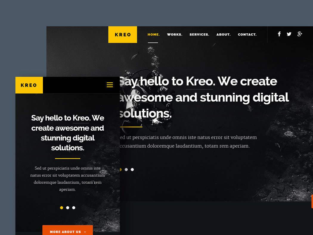 Hola - Free Personal Website Template | StyleShout