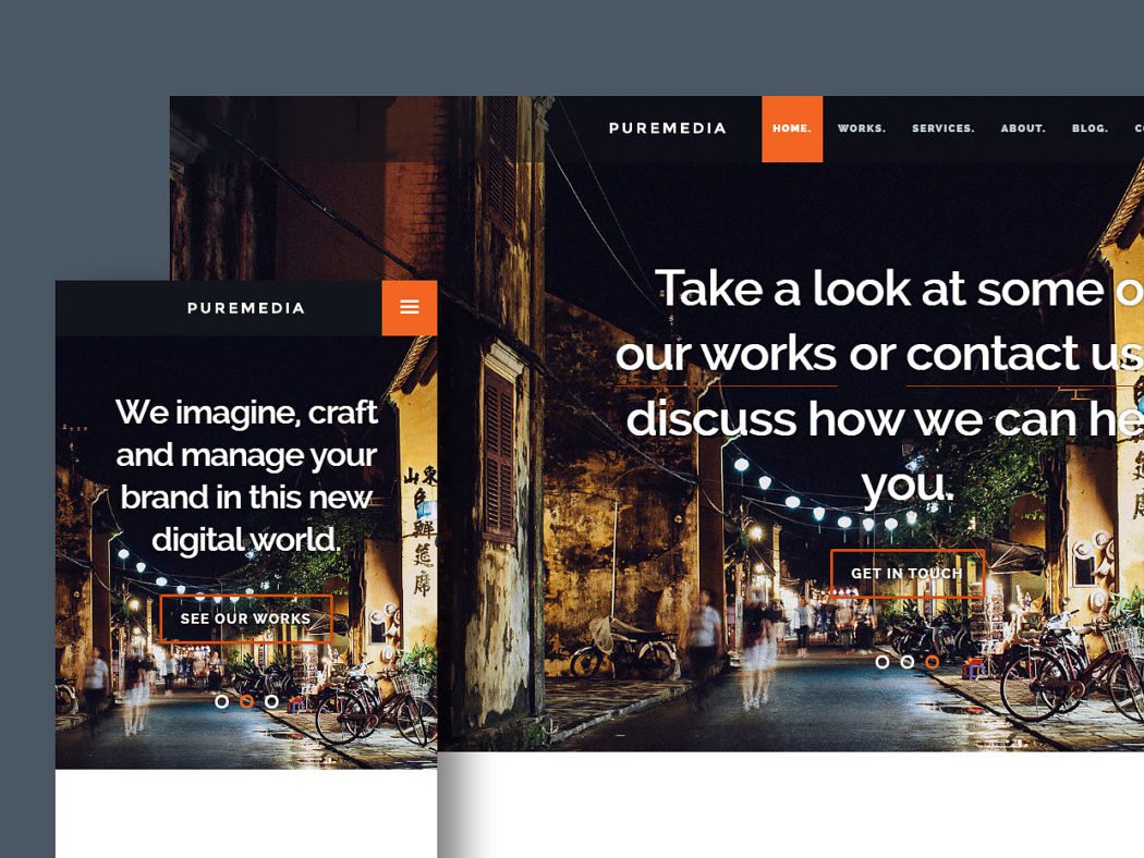 Hola - Free Personal Website Template | StyleShout