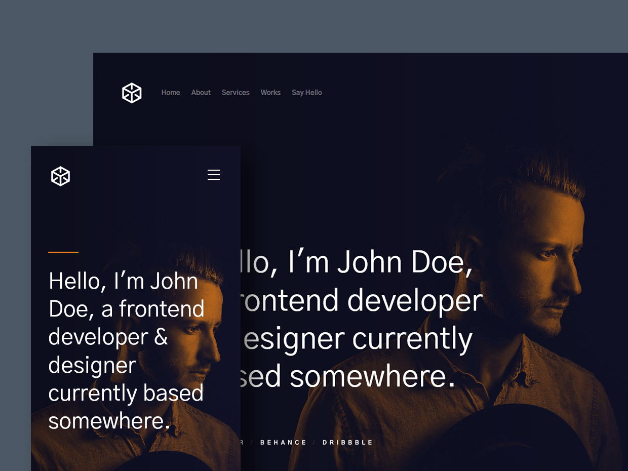 Ethos — Free Personal Website Template | StyleShout