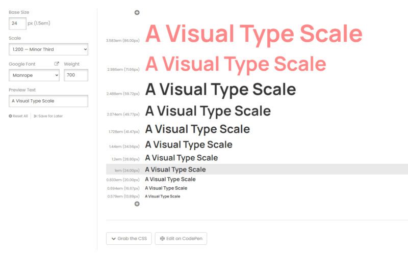 Online Type Scale Calculators Every Designer Should Know | StyleShout